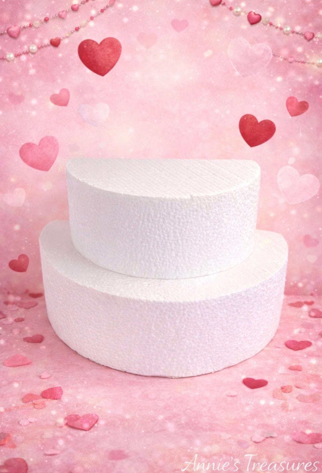 Cake Dummy Halves| Fake Cakes | Styrofoam Cake Dummies - Etsy