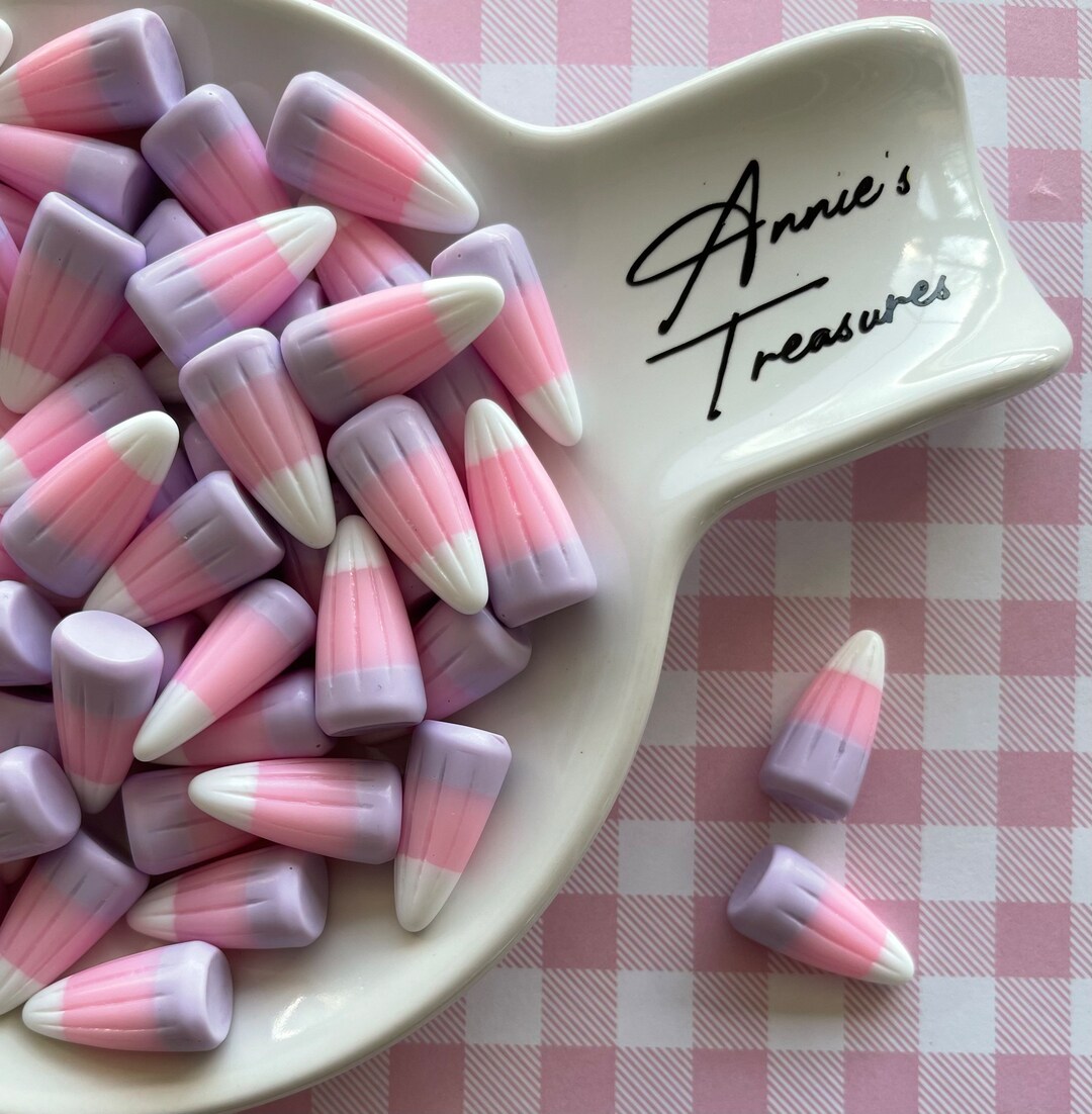 Fake Spring Candy Corn | Realistic Candy Corn | Pretend Pink & Purple ...