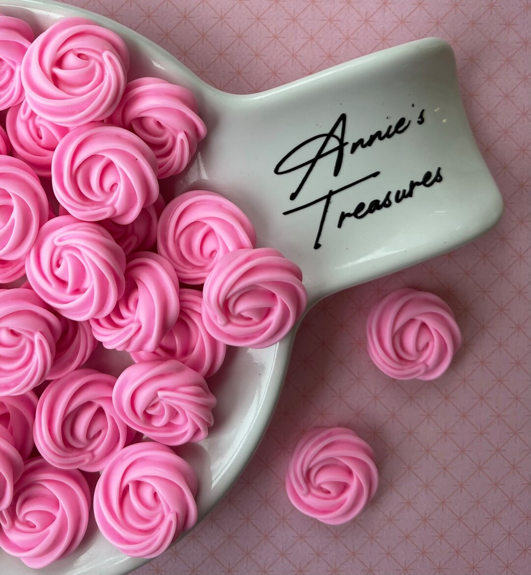 Fake Dark Pink Rose Icing | Fake Cake Rosette | Fake Frosting | Fake ...