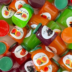 Mini Jam Cabochons | Jelly Cabochons | Dollhouse Jam | Fake Jam ...