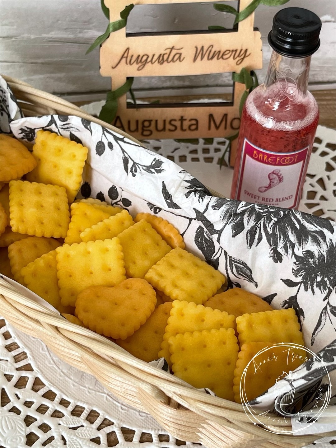 Fake Cracker Cabochons | Fake Cheese and Crackers | Flat Back Cracker ...