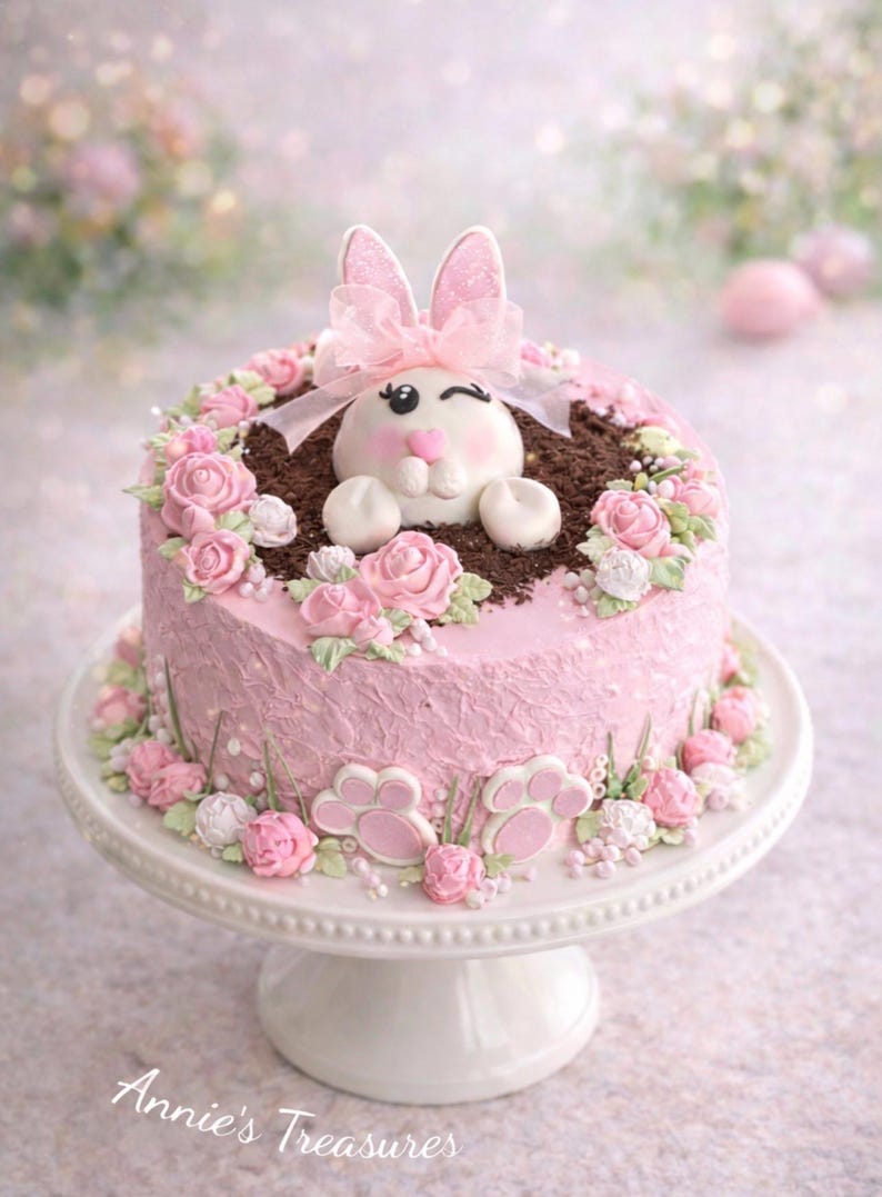 Fake Easter Basket Cake Tutorial | DIY Easter Fake Cake | - Etsy