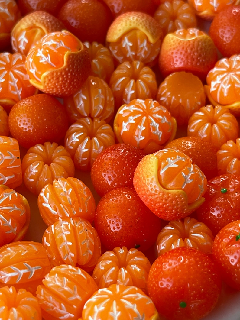 Fake Mini Oranges| Doll Size Fruit | Fake Fruit | Fake Oranges |resin ...