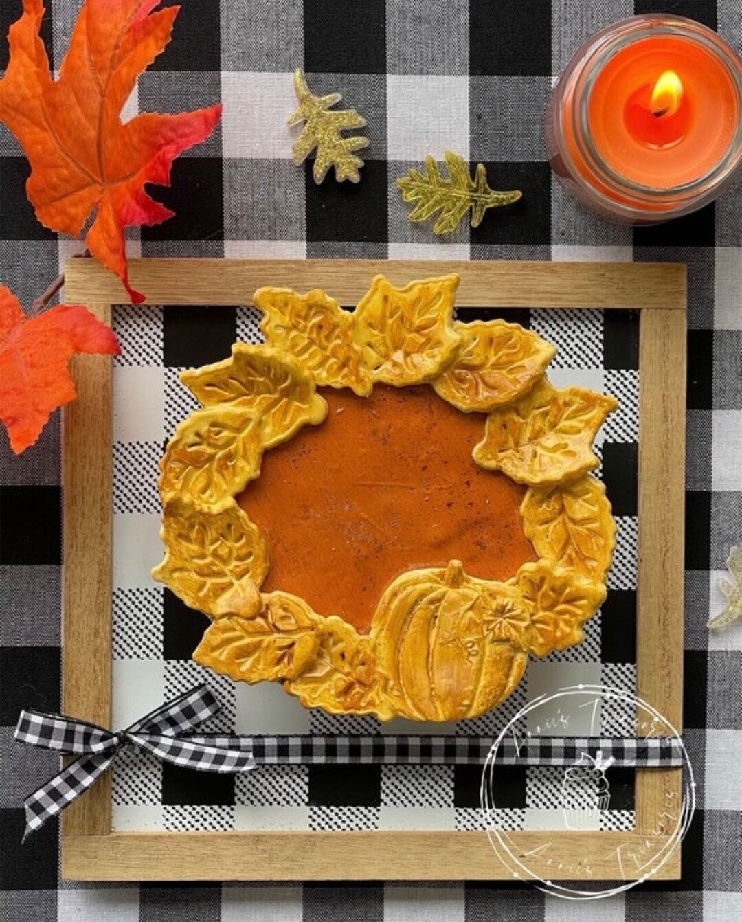 Learn How to Make a Faux Pumpkin Pie | Tutorial Fake Pumpkin Pie | Fake ...