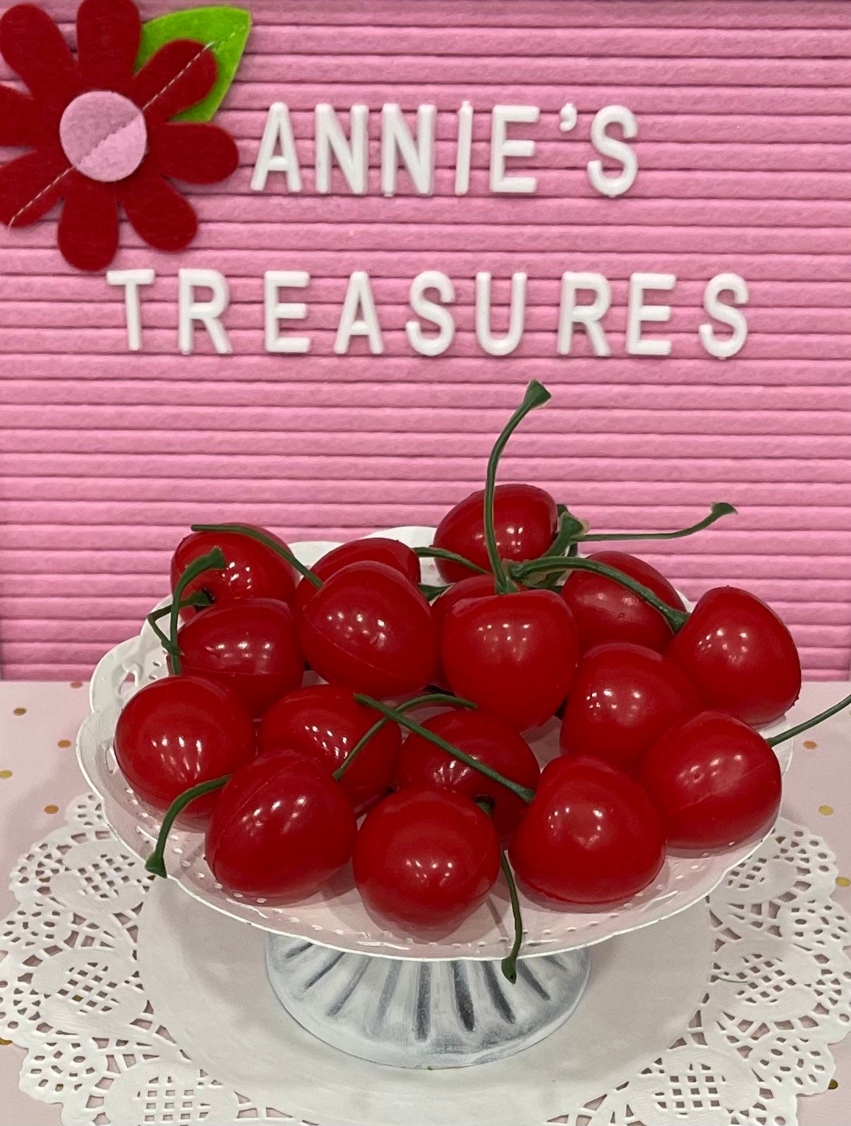 Large Fake Cherries for Fake Baking Realistic Cherries - Etsy