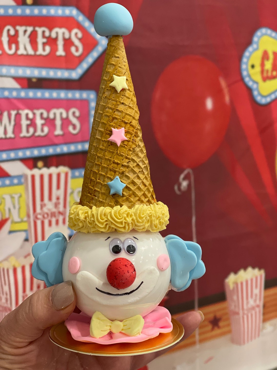 Circus Clown Prop Circus Clown Decor Clown Ornament - Etsy