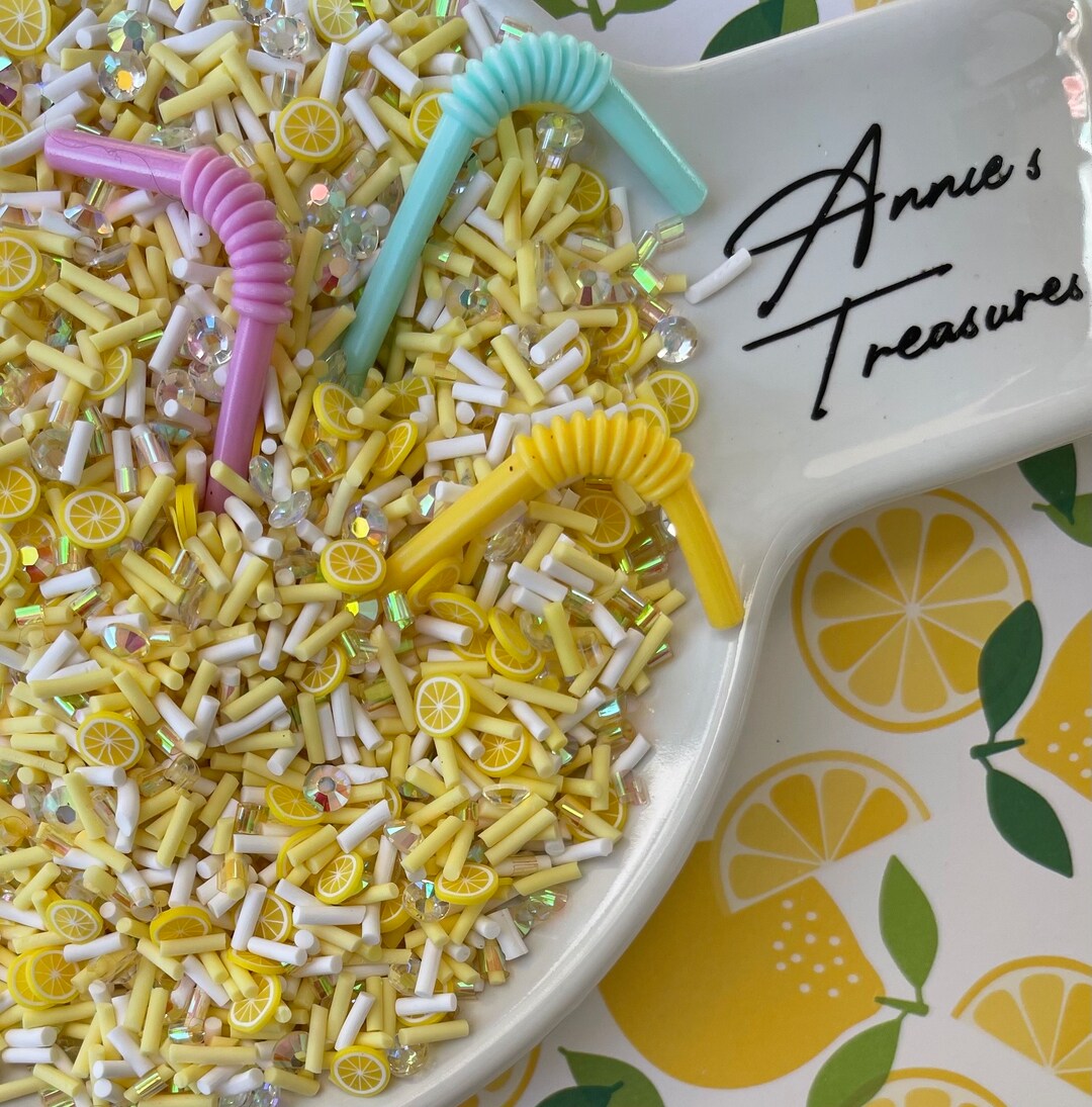 Fake Lemonade Sprinkles | S11 Polymer Clay Sprinkles | Realistic ...