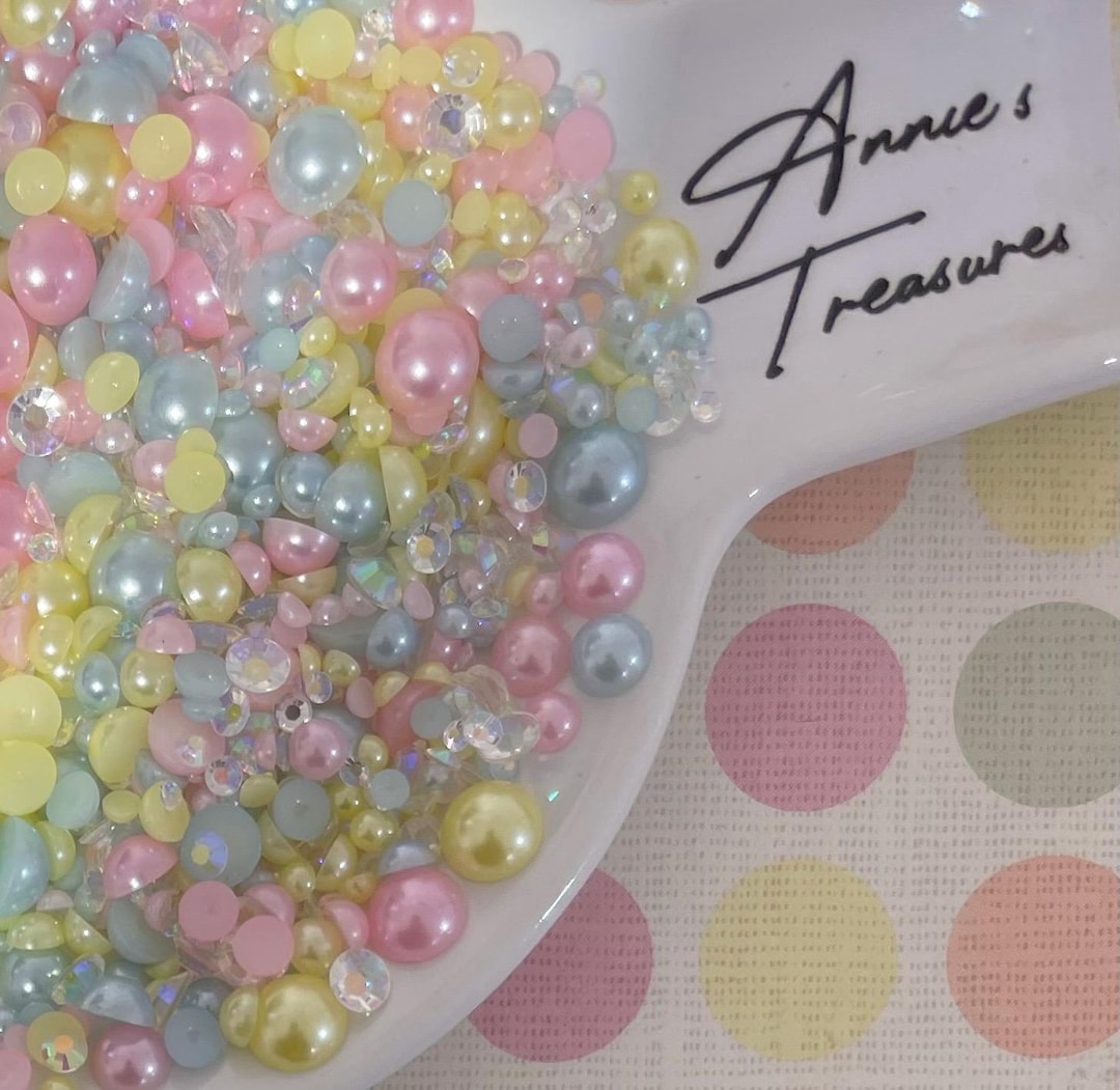 Candyland Sparkle Beads| Candylans Mix Half Beads - Etsy