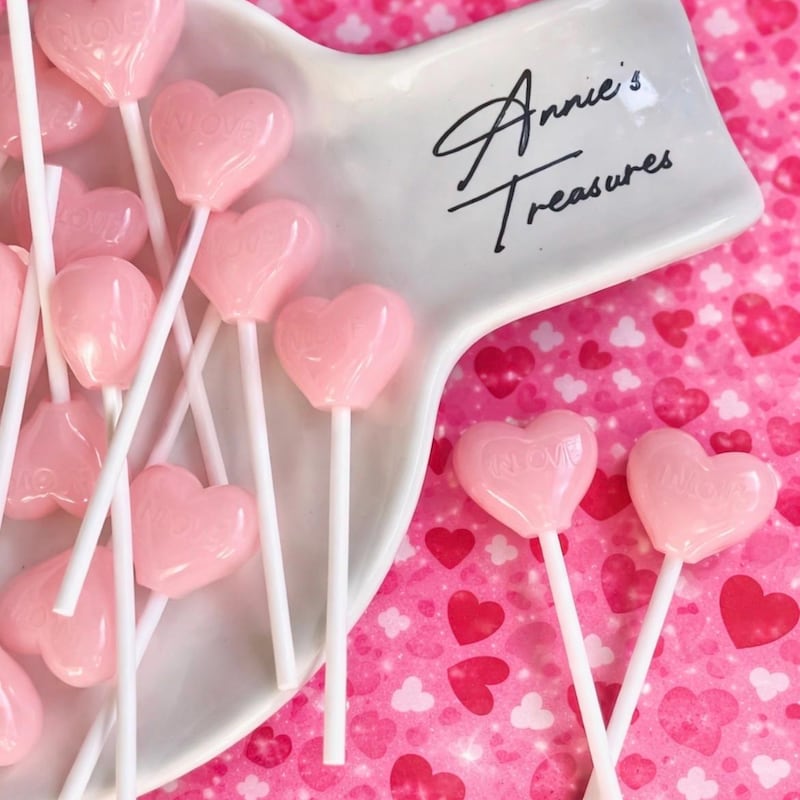 Fake Valentine Lollipop - Etsy