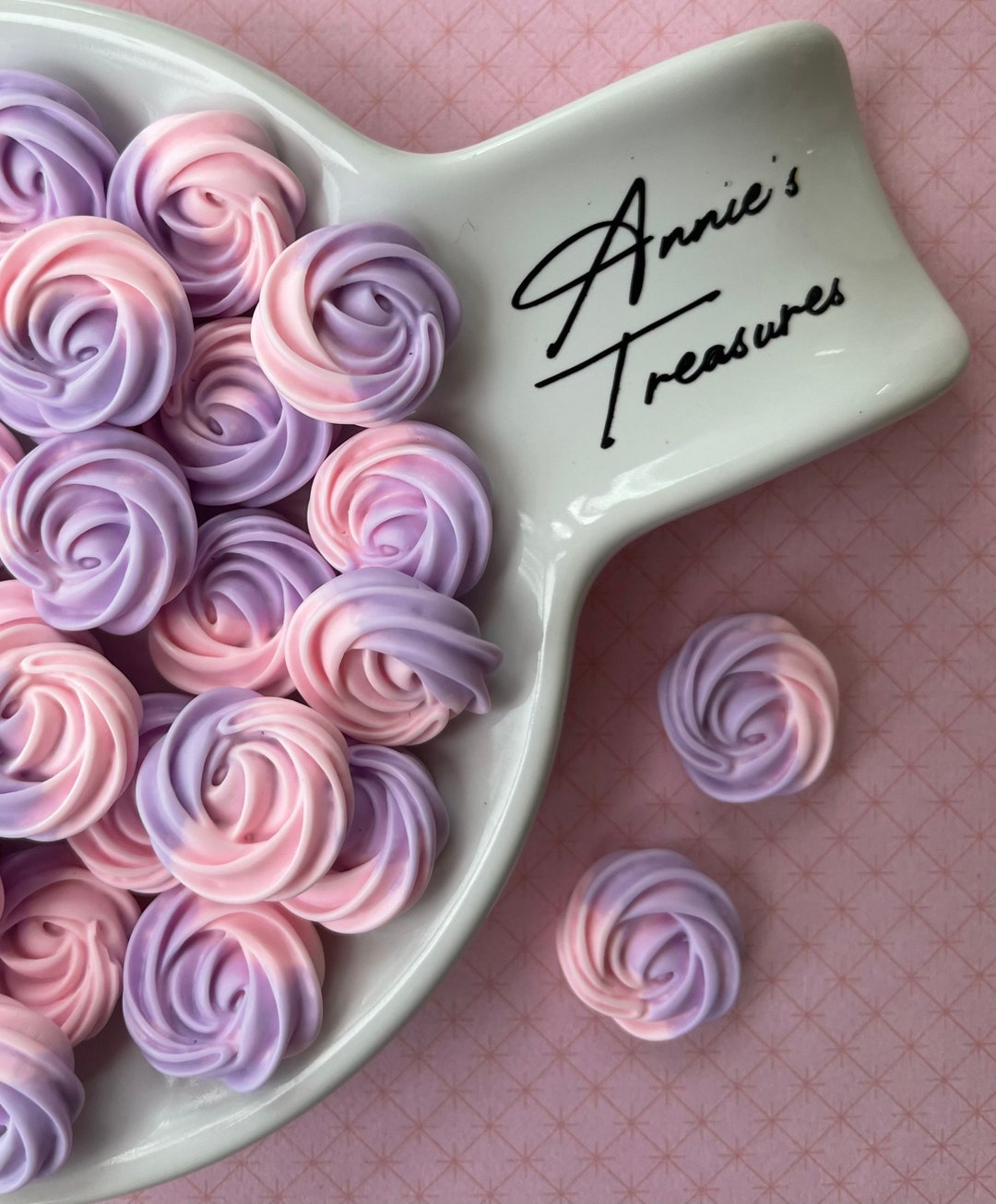 Fake Purple Swirl Rose Icing | Fake Cake Rosette | Fake Frosting | Fake ...