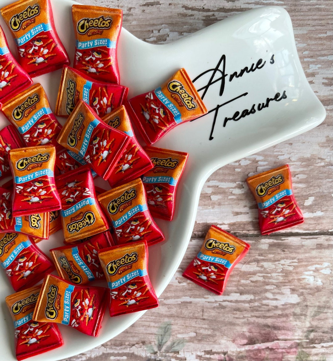 Cheetos Cabochons Flat Back Cabochons Mini Snack Cabochons Food ...