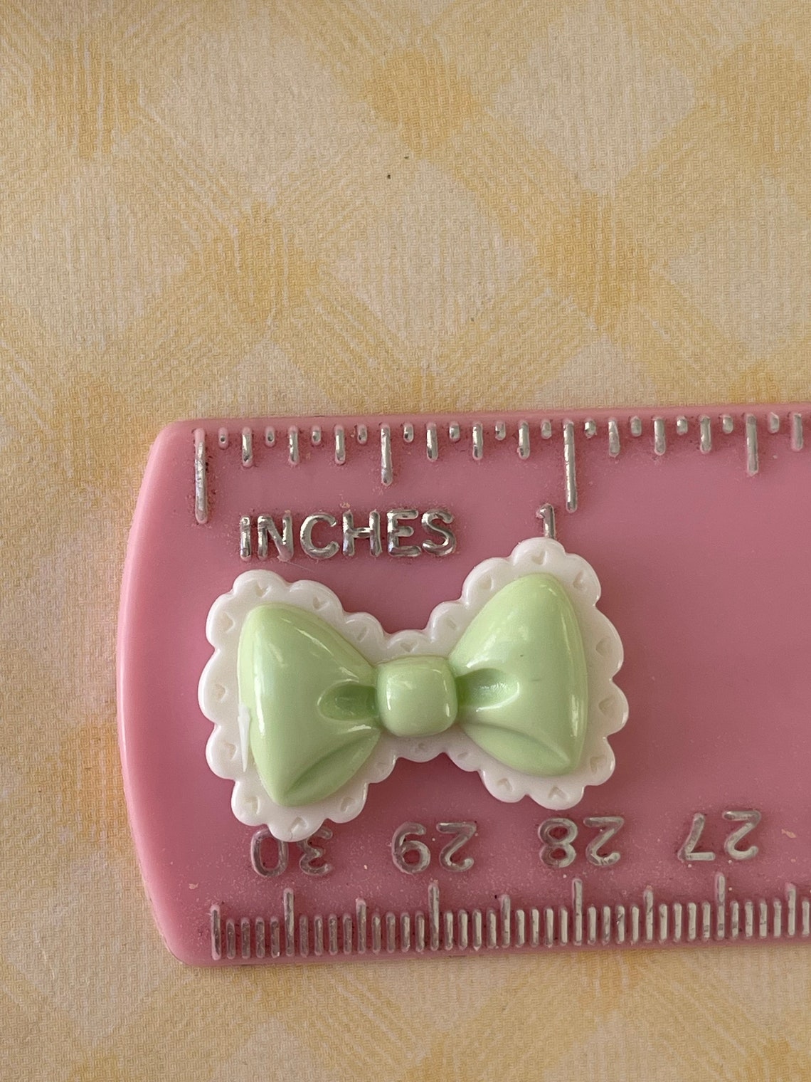Lace Bow Cabochon | Pastel Bow Csbochons | Spring Bow Cabochons - Etsy