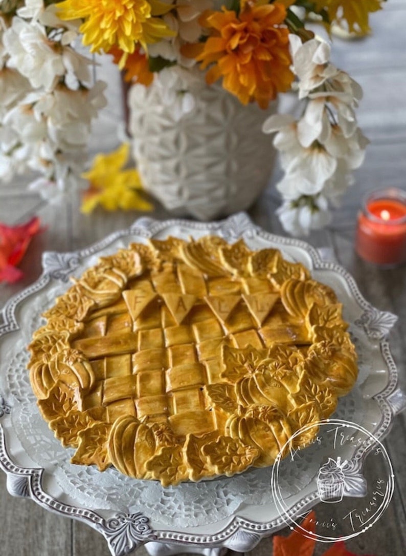 Learn How to Make a Faux Fall Pie Tutorial Fake Pie Fake - Etsy