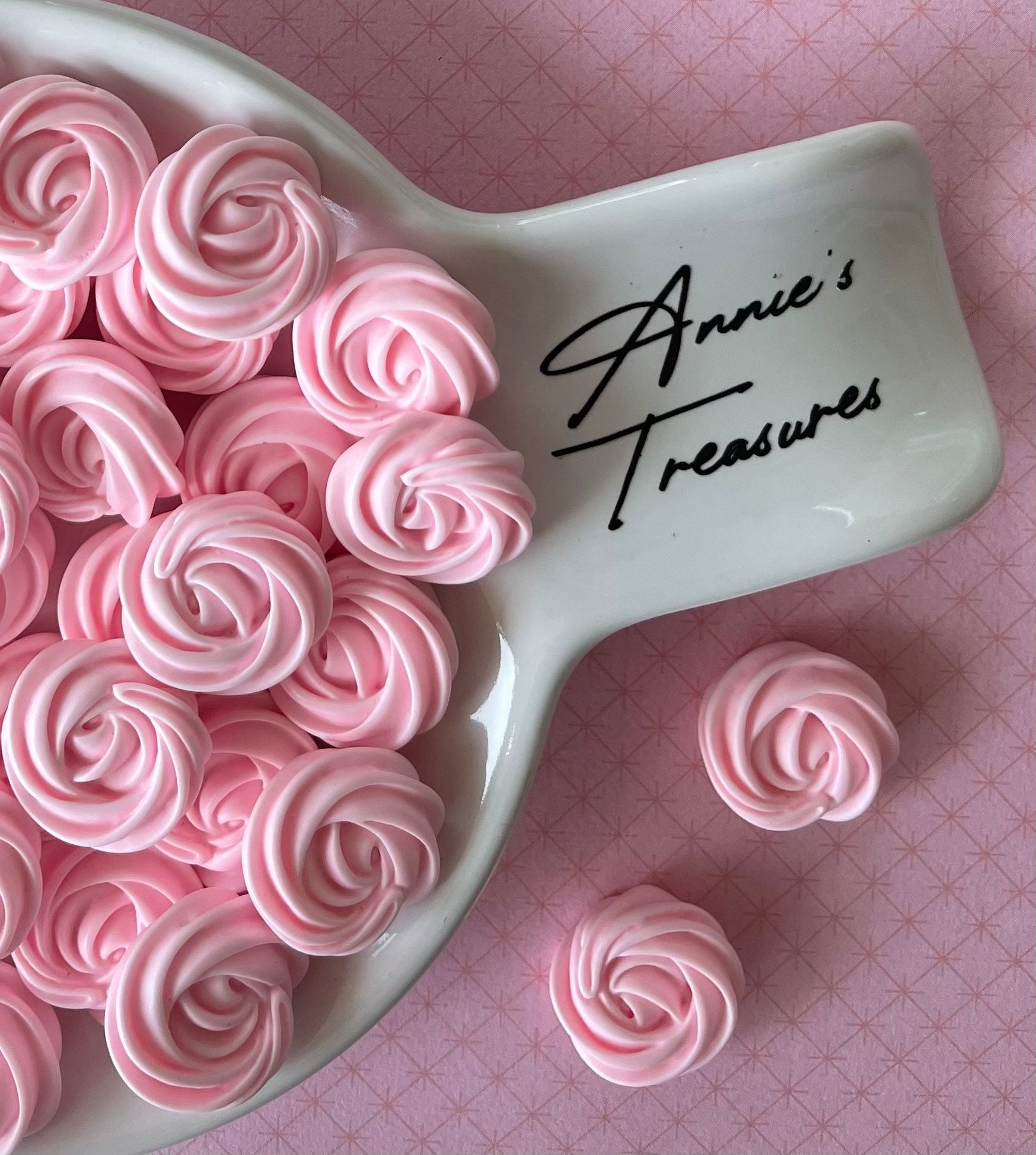 Fake Light Pink Rose Icing | Fake Cake Rosette | Fake Frosting | Fake ...