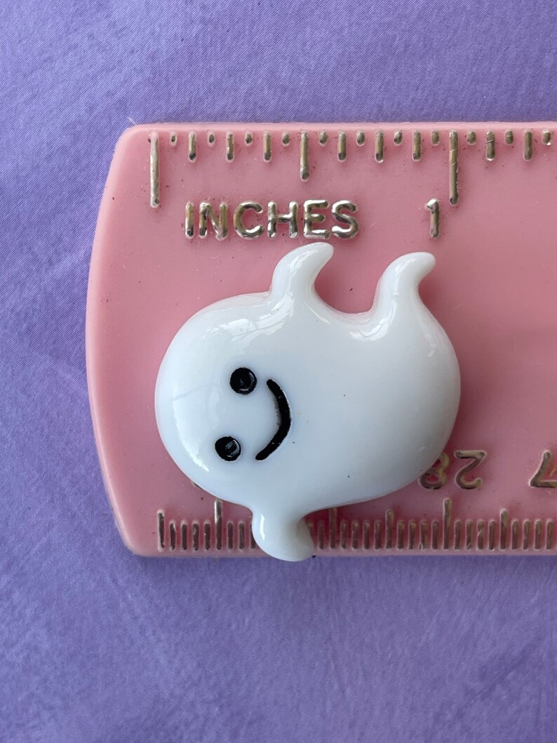 Friendly Ghost Cabochon | Halloween Flat Back Resin Ghost | Halloween ...