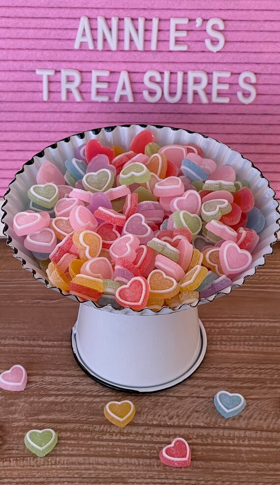 Fake Heart Gummy Candies Fake Valentine Candy Heart | Etsy