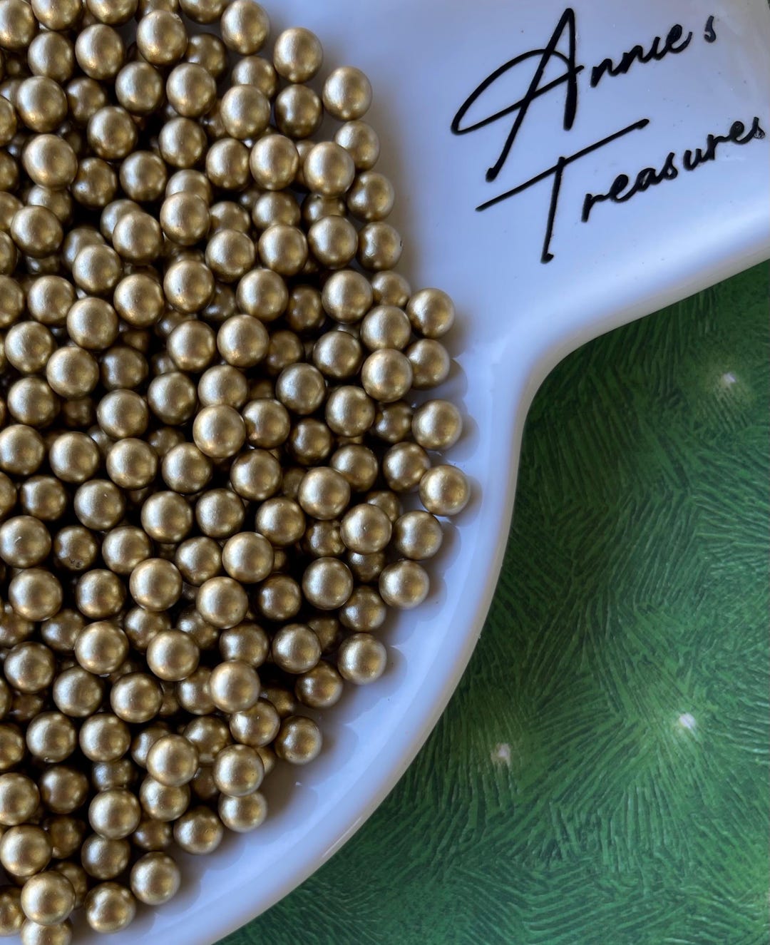 Gold No Hole Beads | Round Gold No Hole Beads - Etsy