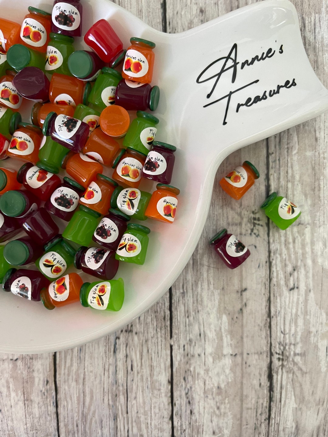 Mini Jam Cabochons | Jelly Cabochons | Dollhouse Jam | Fake Jam ...