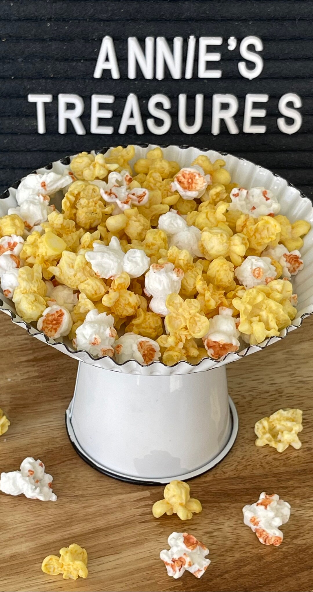 Fake Popcorn | Realistic Popcorn | Movie Room Prop | Resin Popcorn ...