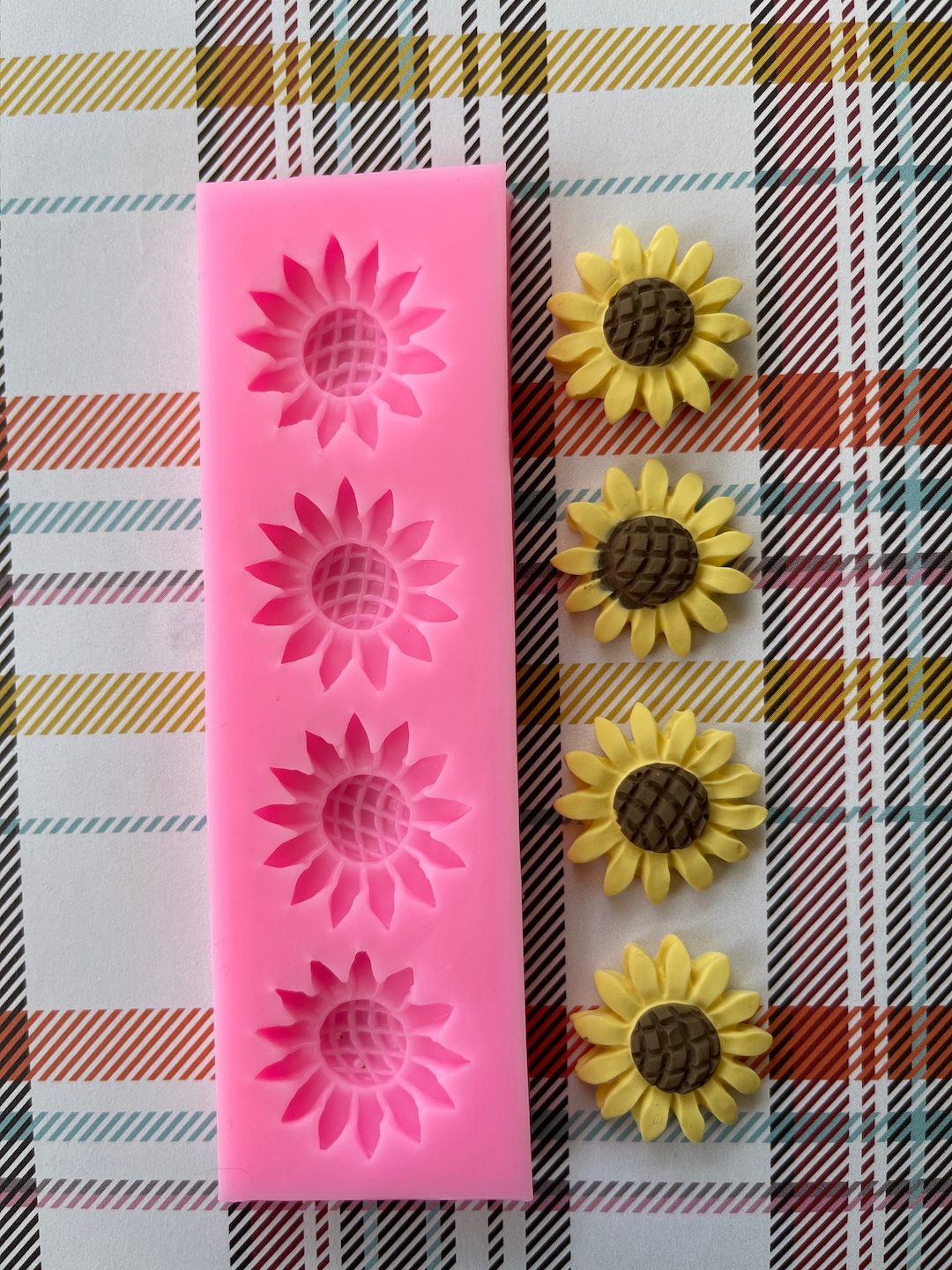 Sunflower Silicone Mold | Flower Mold| Small Sunflower Mold - Etsy