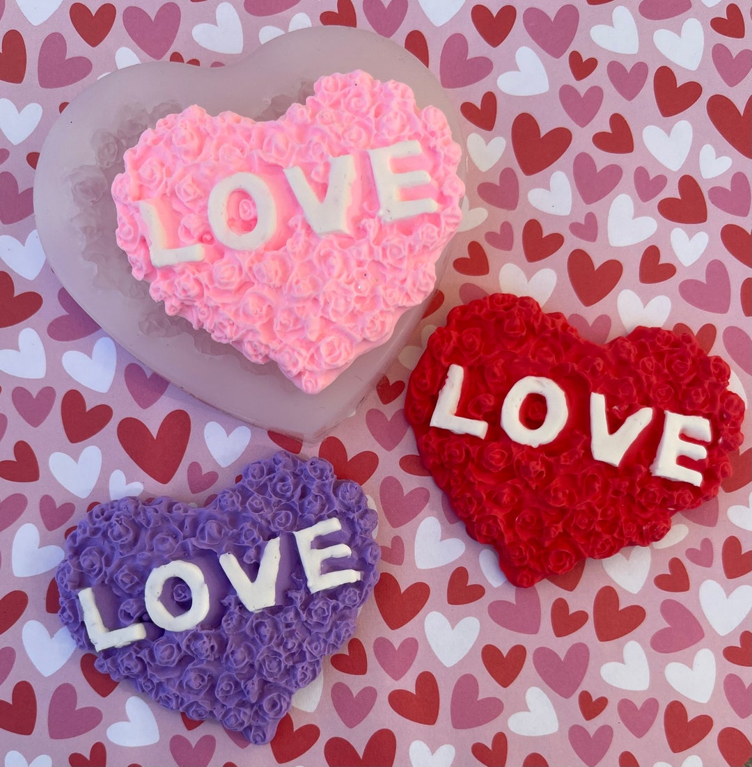 Cake Border Rose Silicone Mold | Valentine Rose Mold | Clay Mold ...