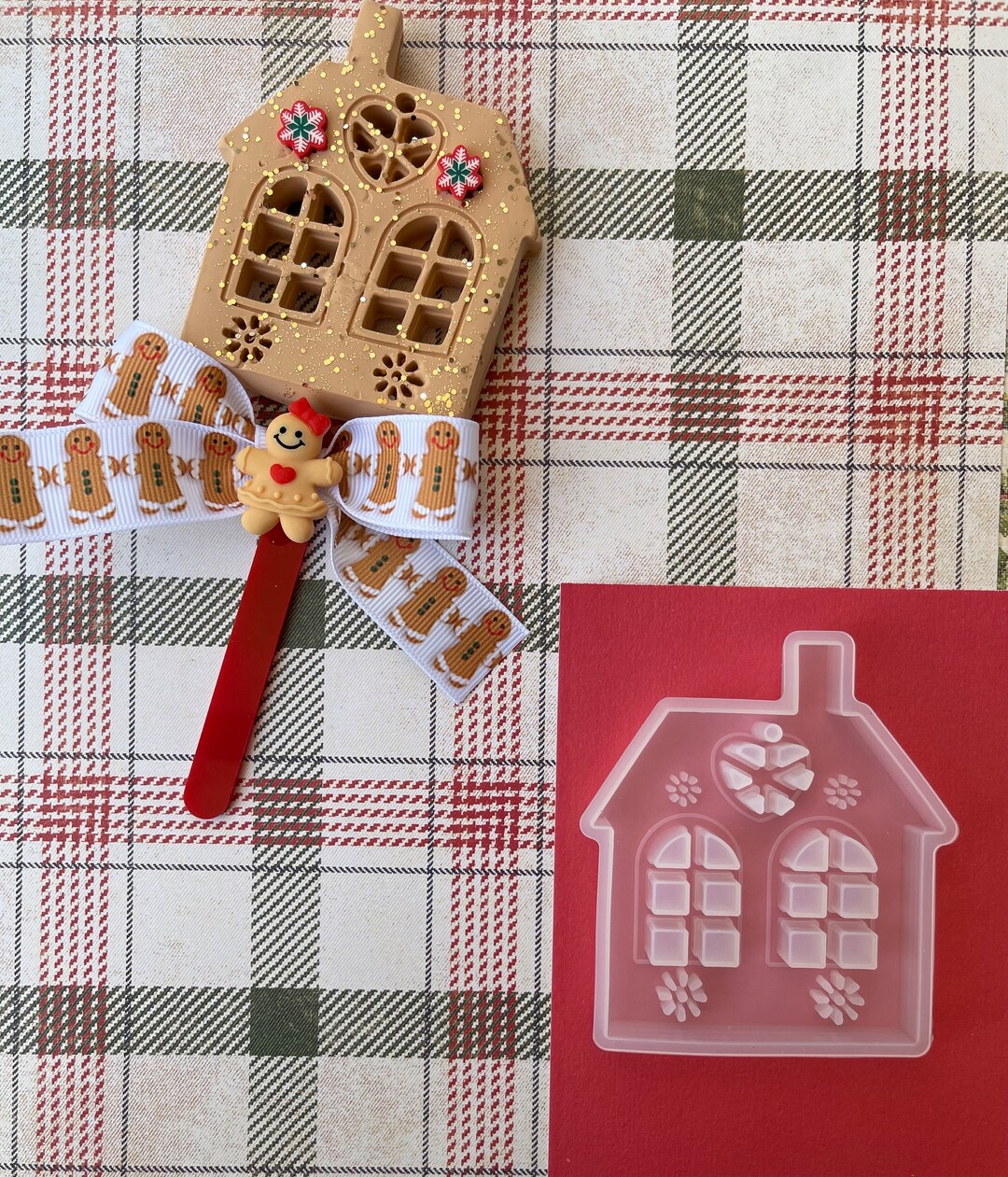 Small Gingerbread House Silicone Mold | Christmas Silicone Mold | Gingerbread House Cake Mold - Etsy
