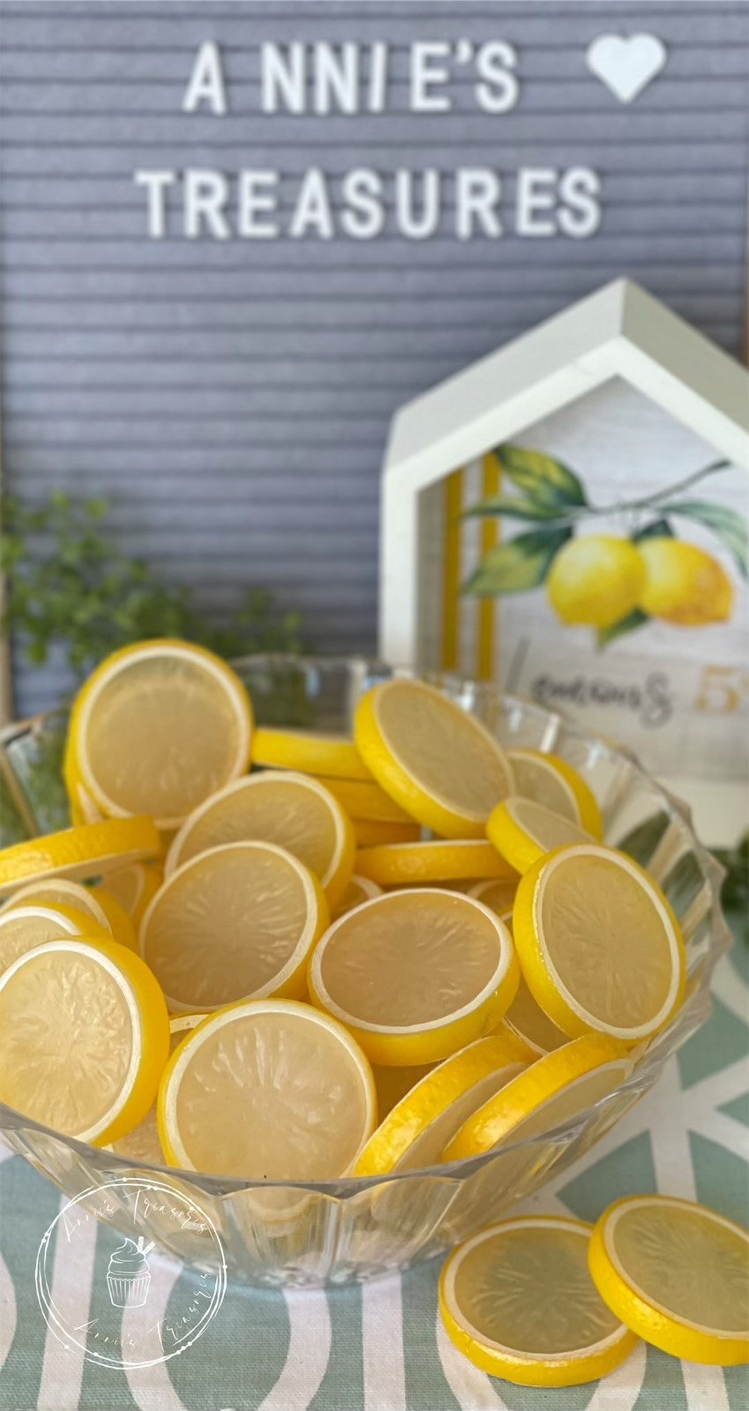 Fake Lemons | Realistic Lemons | Plastic Lemons | Lemon Decor | Lemon ...