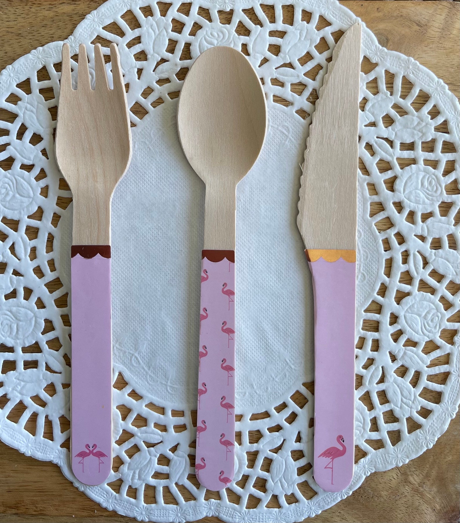 Wooden Silverware for Party wooden Silverware for Decor | Etsy