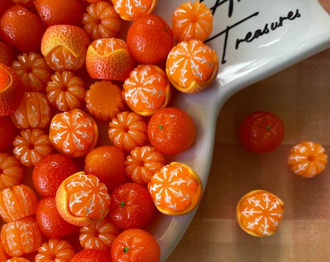 Fake Mini Oranges| Doll Size Fruit | Fake Fruit | Fake Oranges |resin ...