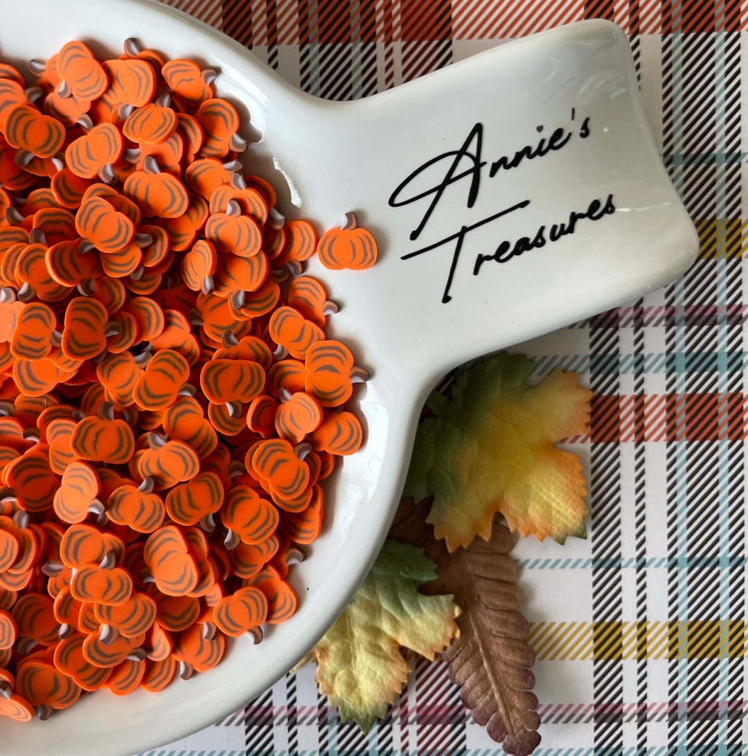 Fall Pumpkin Clay Sprinkles | Fake Sprinkles | Fake Pumpkin Sprinkles ...