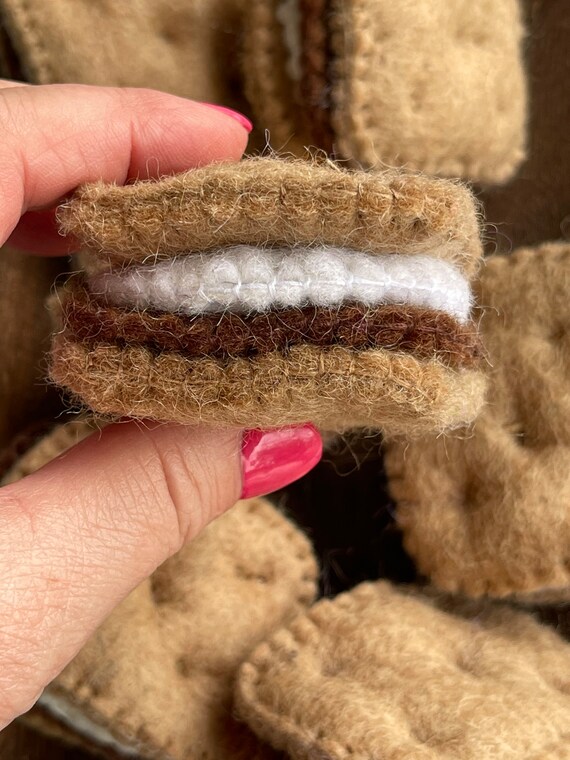 Smore Felt Bowl Fillers Smore Garland Decor Campfire Felt - Etsy