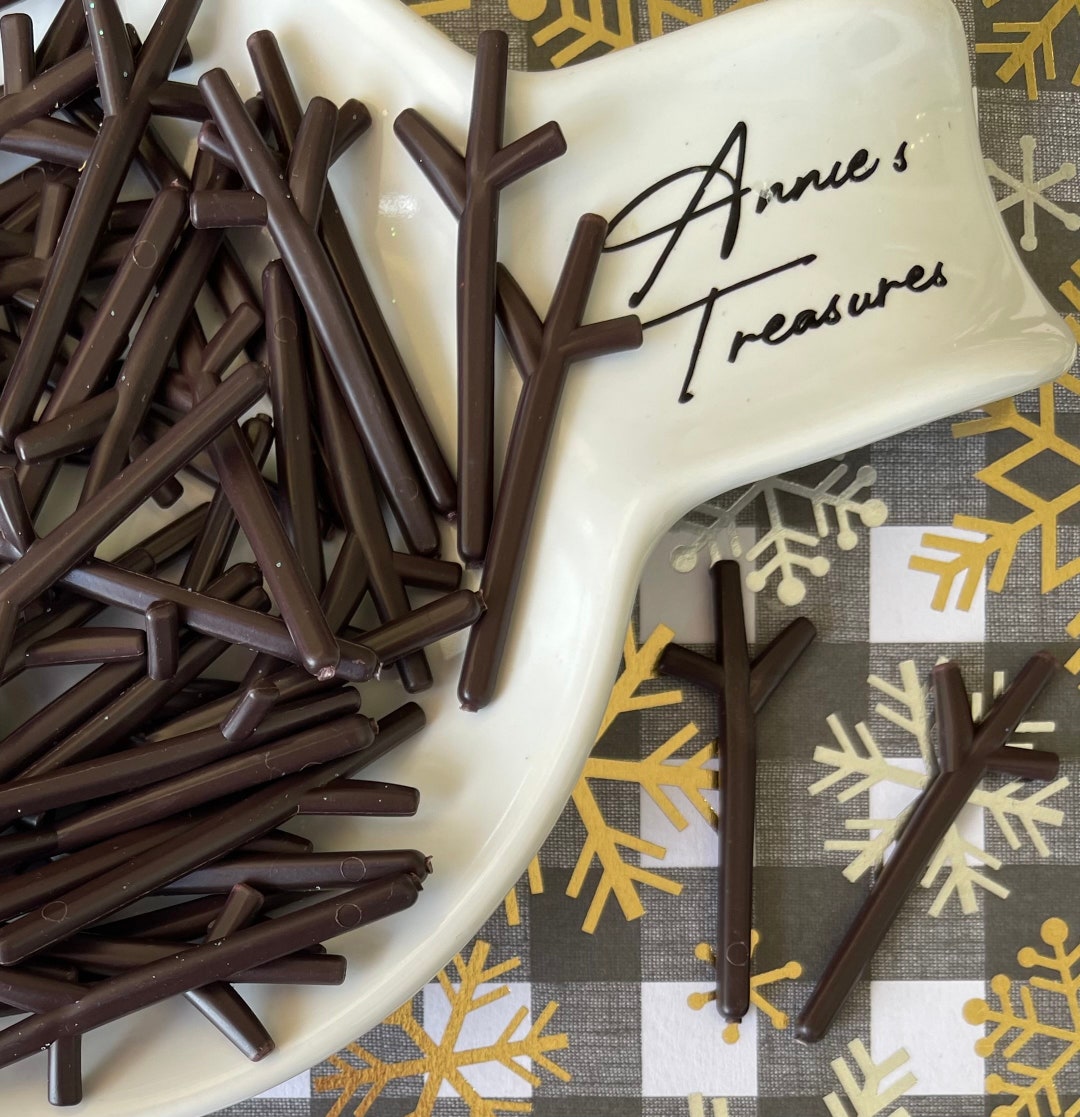 Snowman Arms | Diy Snowman | Plastic Brown Snowman Arms - Etsy