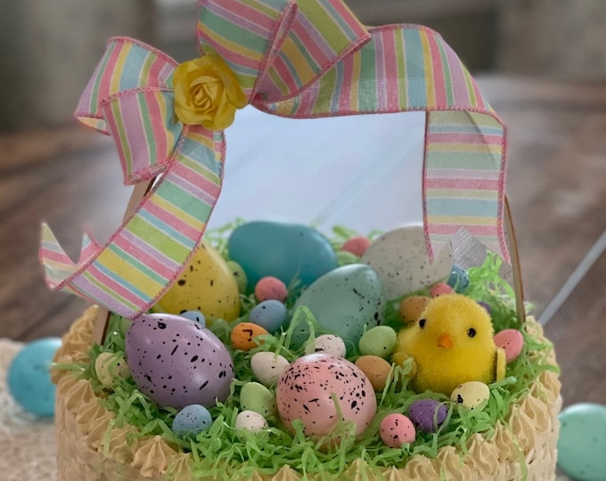 Fake Easter Basket Cake Tutorial | DIY Easter Fake Cake | - Etsy