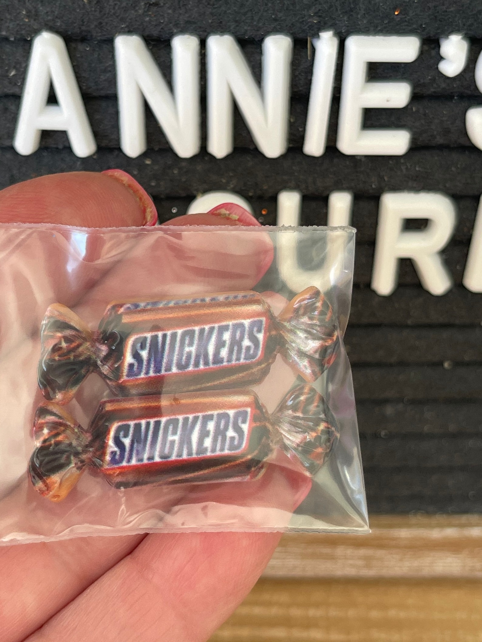 Fake Chocolate Snickers Cabochons Candy Cabochons | Etsy