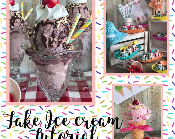 Learn How to Make Fake Ice Cream | DIY Ice Cream | Fake Ice Cream ...