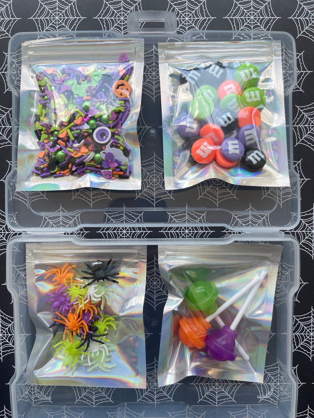 Mini Halloween Kit Mini Plastic Spiders Fake Halloween Sprinkle - Etsy
