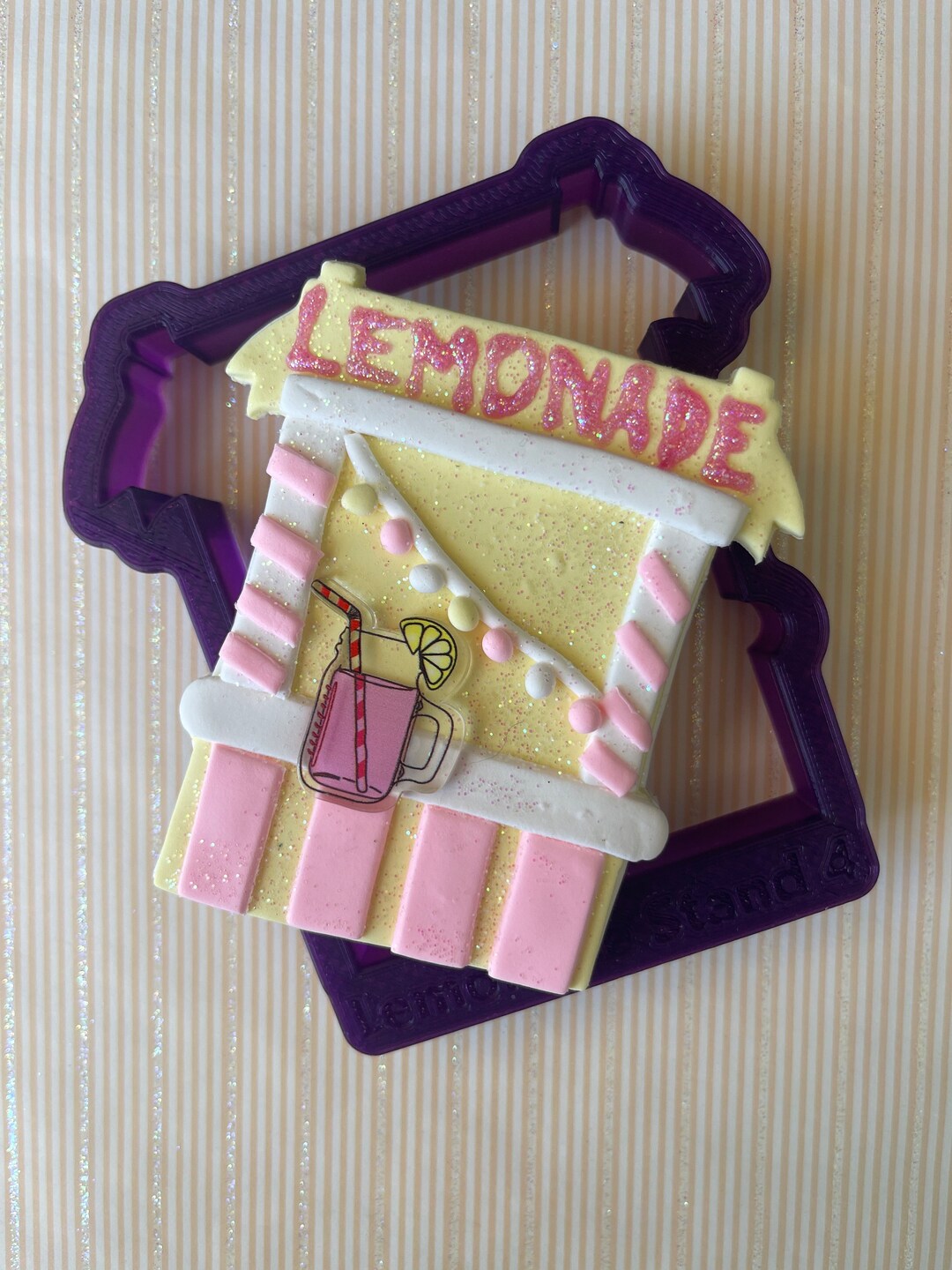Lemonade Stand Cookie Cutter | Summer Cookie Cutters | Clay Cookie ...