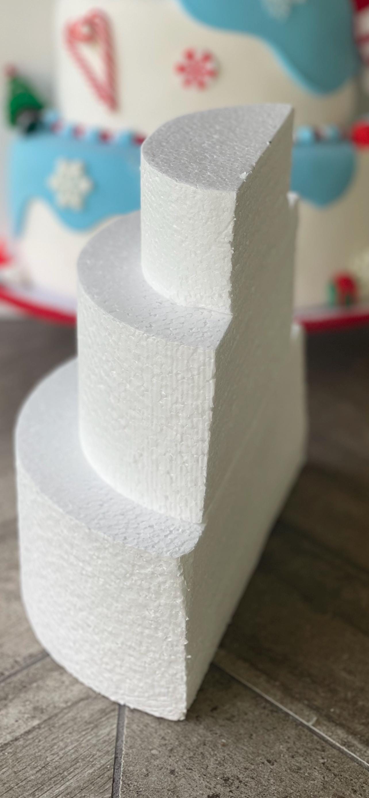 Cake Dummy Halves| Fake Cakes | Styrofoam Cake Dummies - Etsy