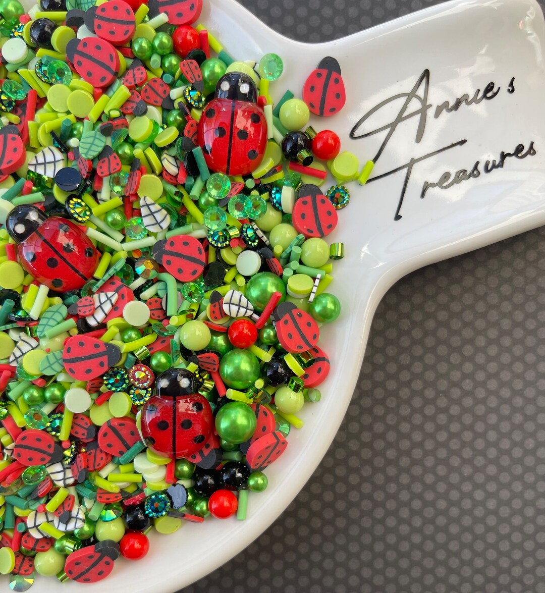 Fake Ladybug Sprinkles | S10 Polymer Clay Sprinkles | Realistic ...