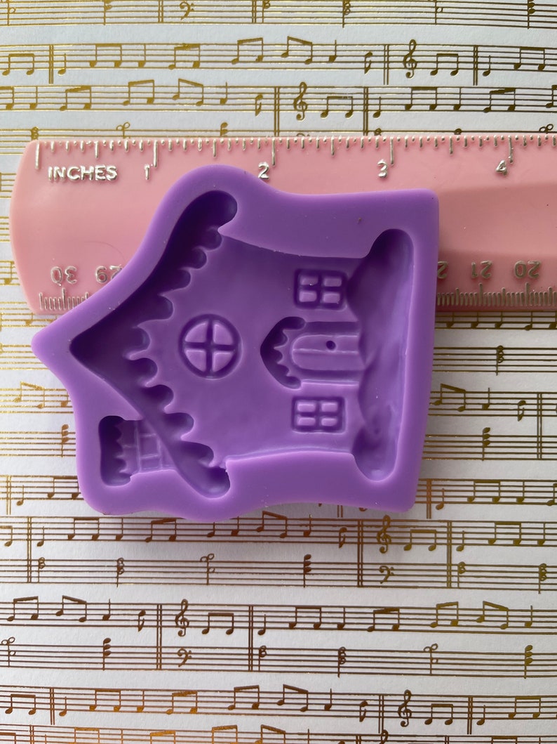 Gingerbread House Silicone Mold | Christmas Silicone Mold | Gingerbread ...