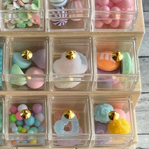 Mini Candy Cabinet Display | Dollhouse Candy Cabinet | Fake Candy - Etsy