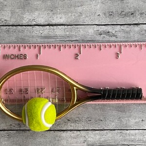 Mini Tennis Racquet and Ball | Doll Size Tennis Racquet and Ball Set ...