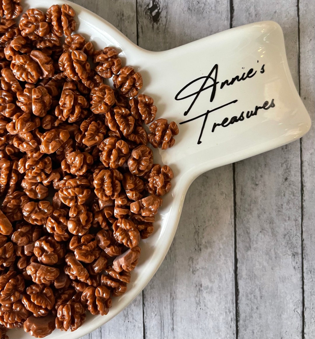 Fake Nuts for Fake Baking realistic Small Pecan Nuts Pretend Nuts for ...