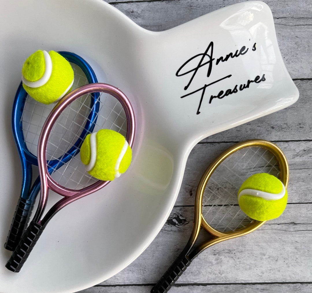 Mini Tennis Racquet and Ball | Doll Size Tennis Racquet and Ball Set ...