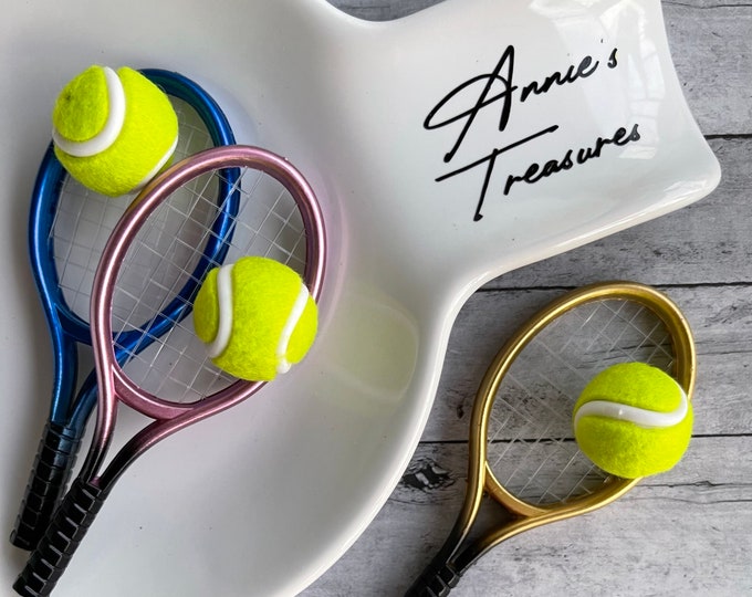 Mini Tennis Racquet and Ball Doll Size Tennis Racquet and Ball Set Elf ...