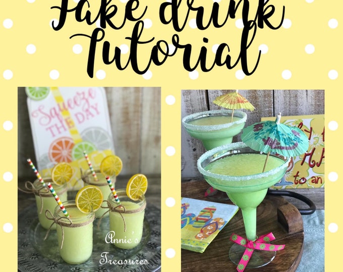 Fake Drink Tutorial | How to Make Fake Lemonade | How to Make Fake ...