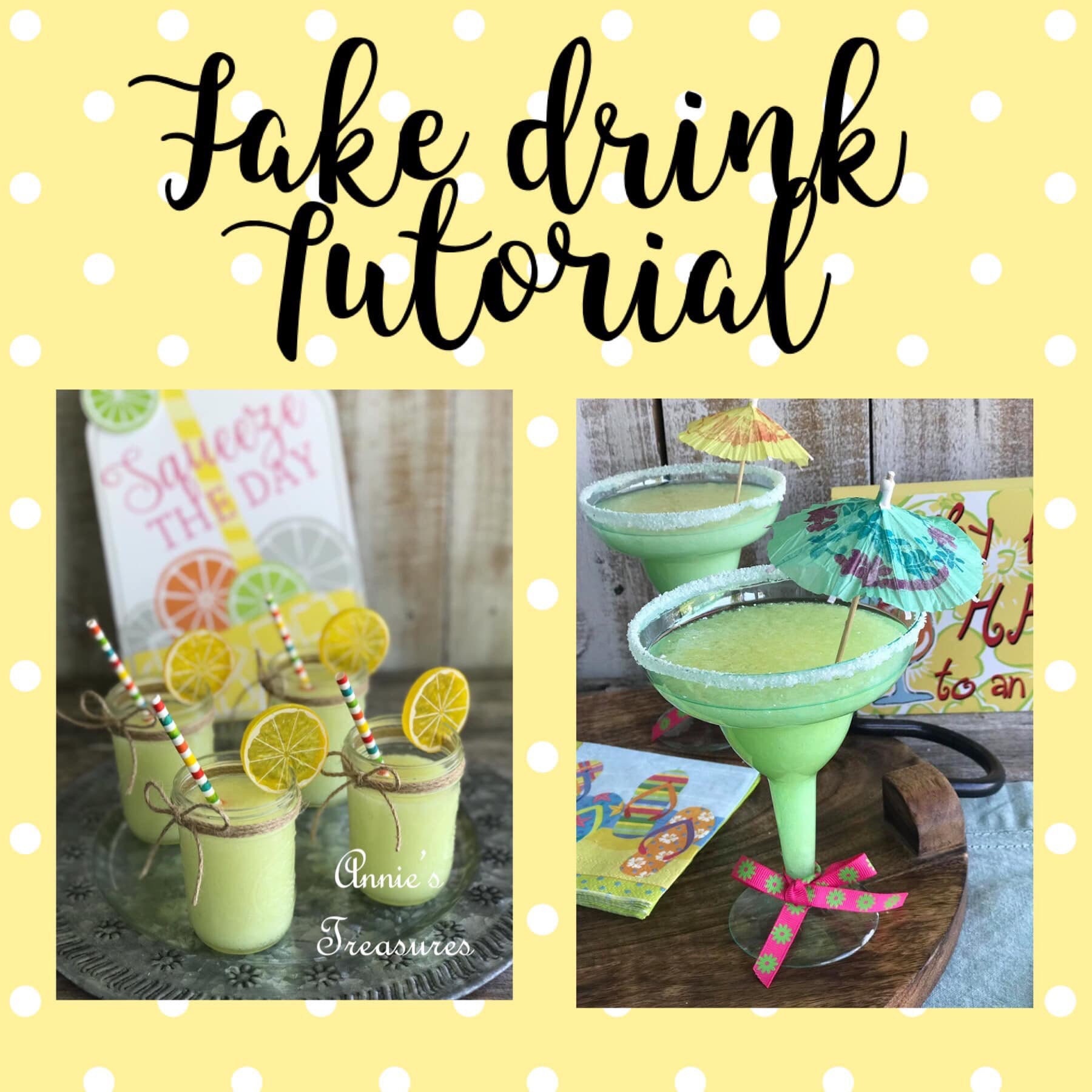 Fake Drink Tutorial | How to Make Fake Lemonade | How to Make Fake ...