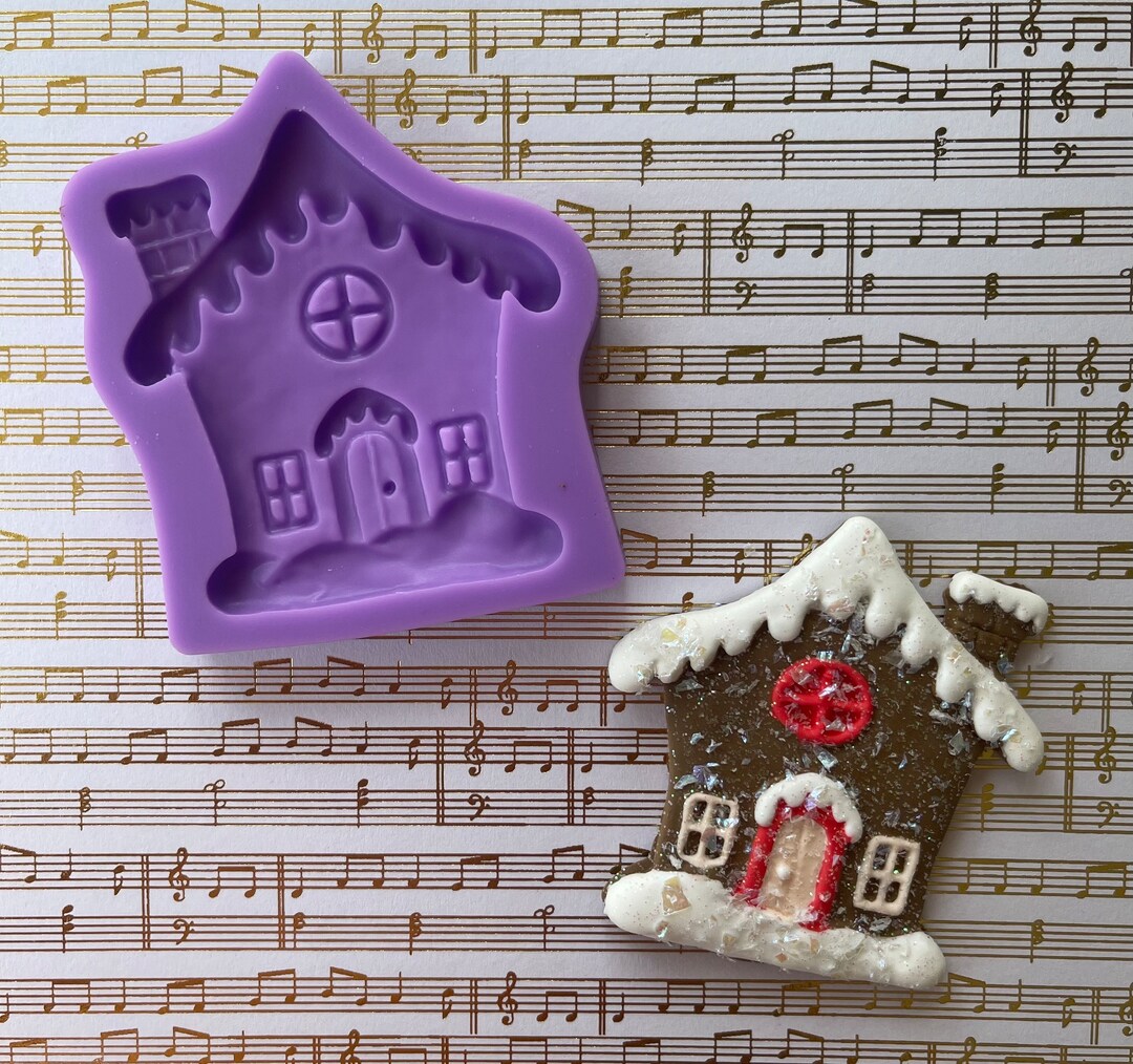 Gingerbread House Silicone Mold | Christmas Silicone Mold | Gingerbread ...
