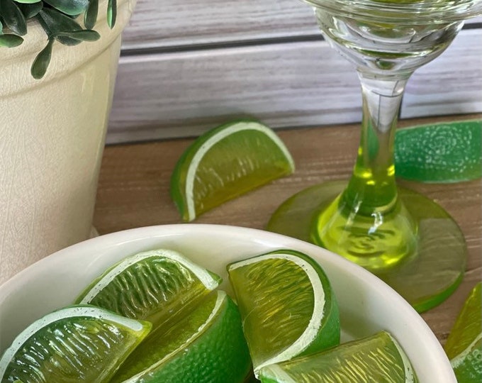 Fake Limes | Realistic Limes | Plastic Limes | Lime Decor | Plastic ...