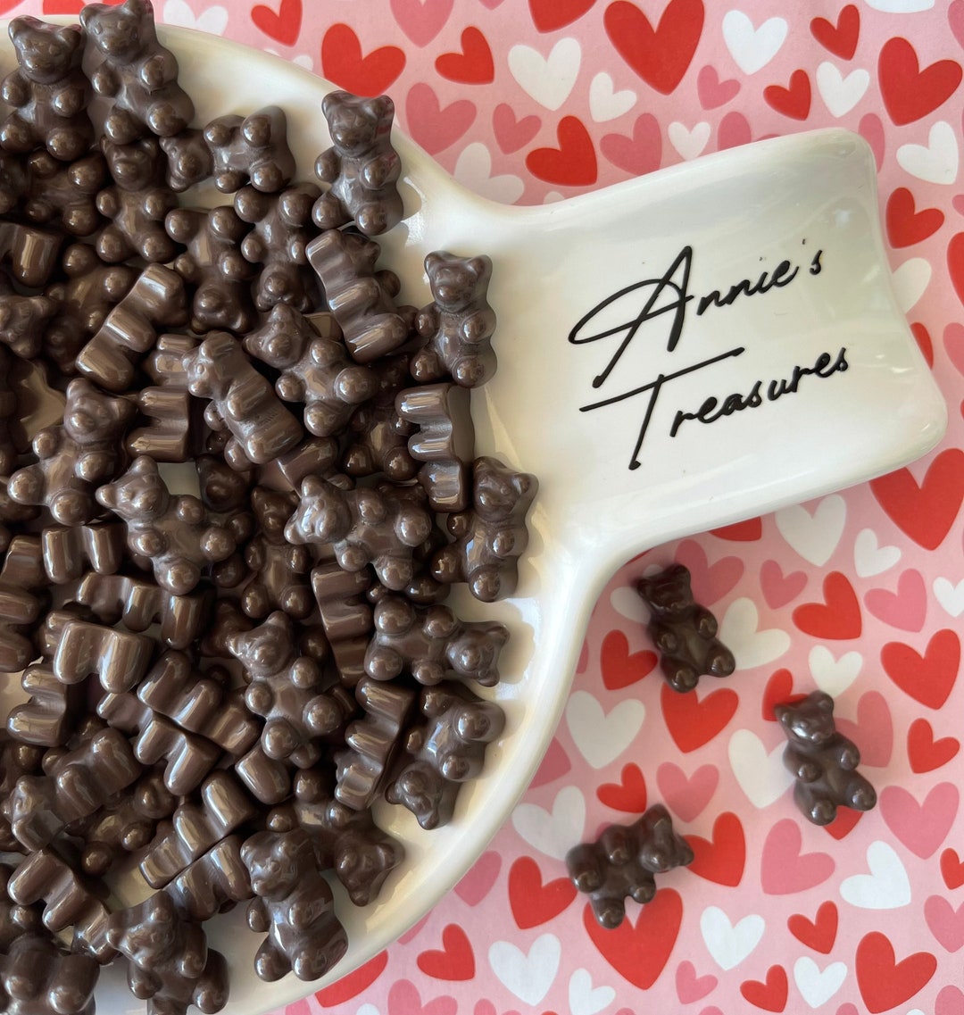 Fake Chocolate Gummy Bears | Fake Brown Gummy Bears | Fake Candy ...